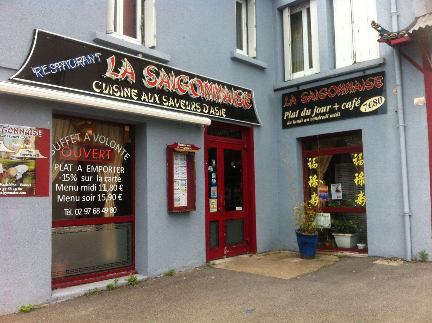 La Saigonnaise Restaurant Vannes 56000 adresse Horaire Et Avis 