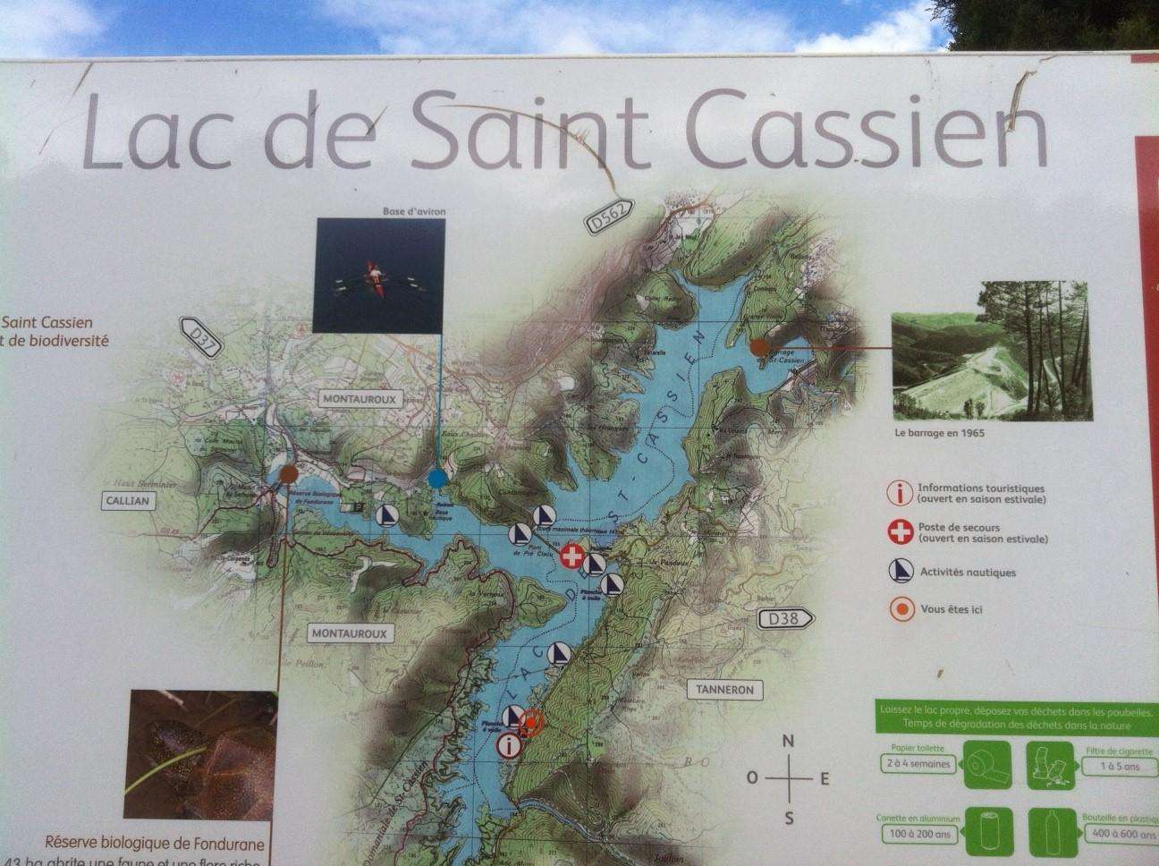 Lac De Saint Cassien : Parcs et activités de loisirs Fayence 83440 ...