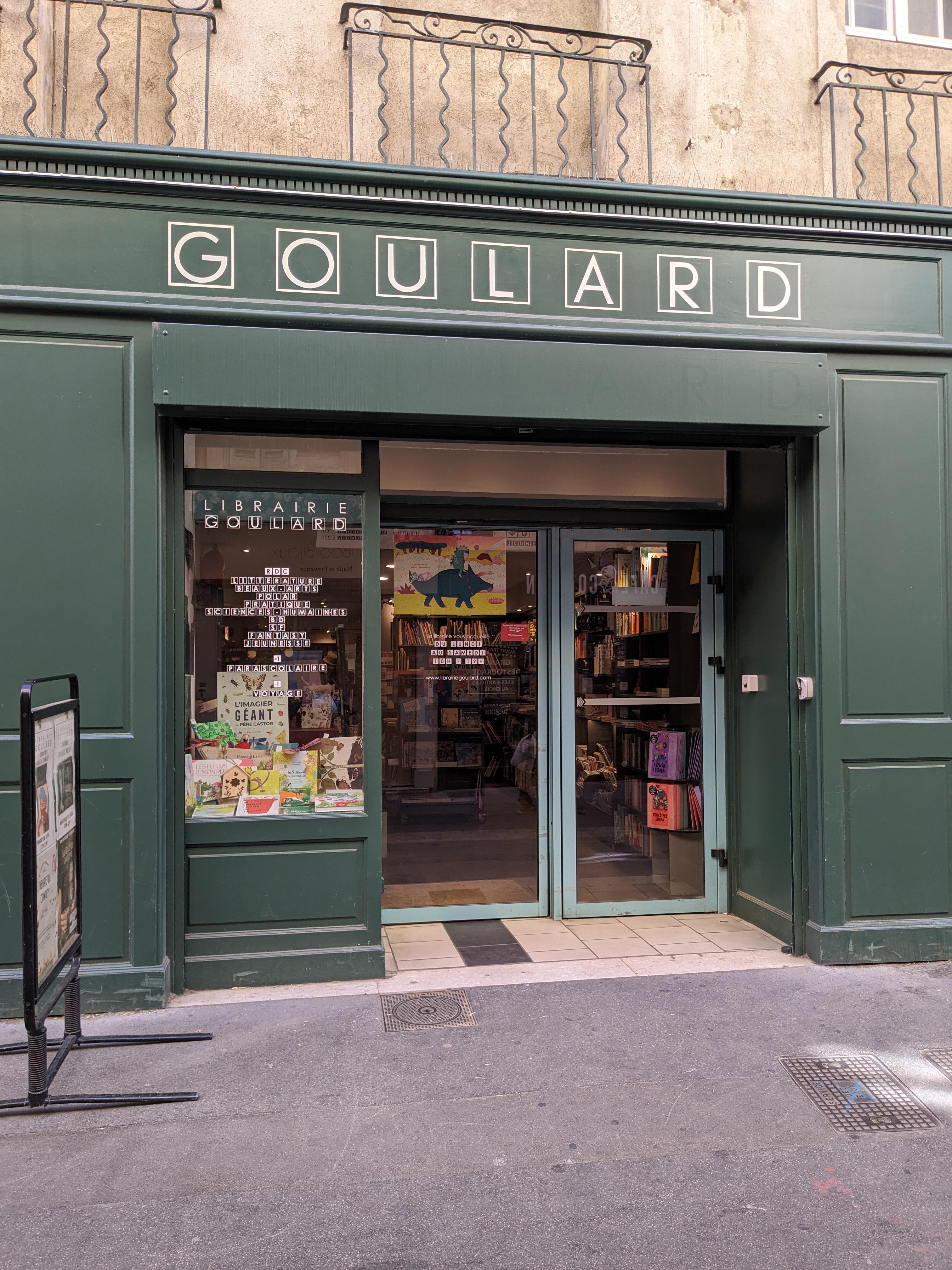 Librairie Goulard : Librairie Aix En Provence 13100 (adresse, horaire et avis)